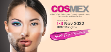 COSMEX 2022 | ASEAN’s Cosmetics & Dietary Supplement Manufacturing Event, 1 - 3 Nov 2022, BITEC ...